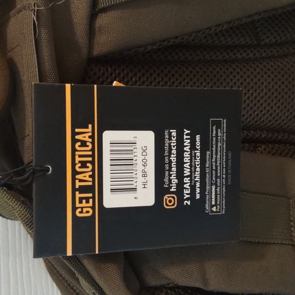 Highland Tactical | Bags | Highland Tactical Major Backpack | Poshmark